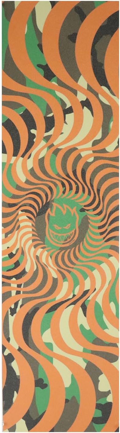 Amazon.com : Spitfire Classic Swirl Grip Tape - Camo : Sports & Outdoors