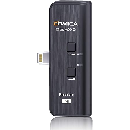 Amazon.com: comica Wireless Lavalier Microphone, BoomX-D2 2.4G Compact ...