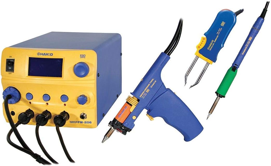 Hakko, FM206-DTS, Rework Station, 3 Port, DTS, 120V, ESD Safe ...