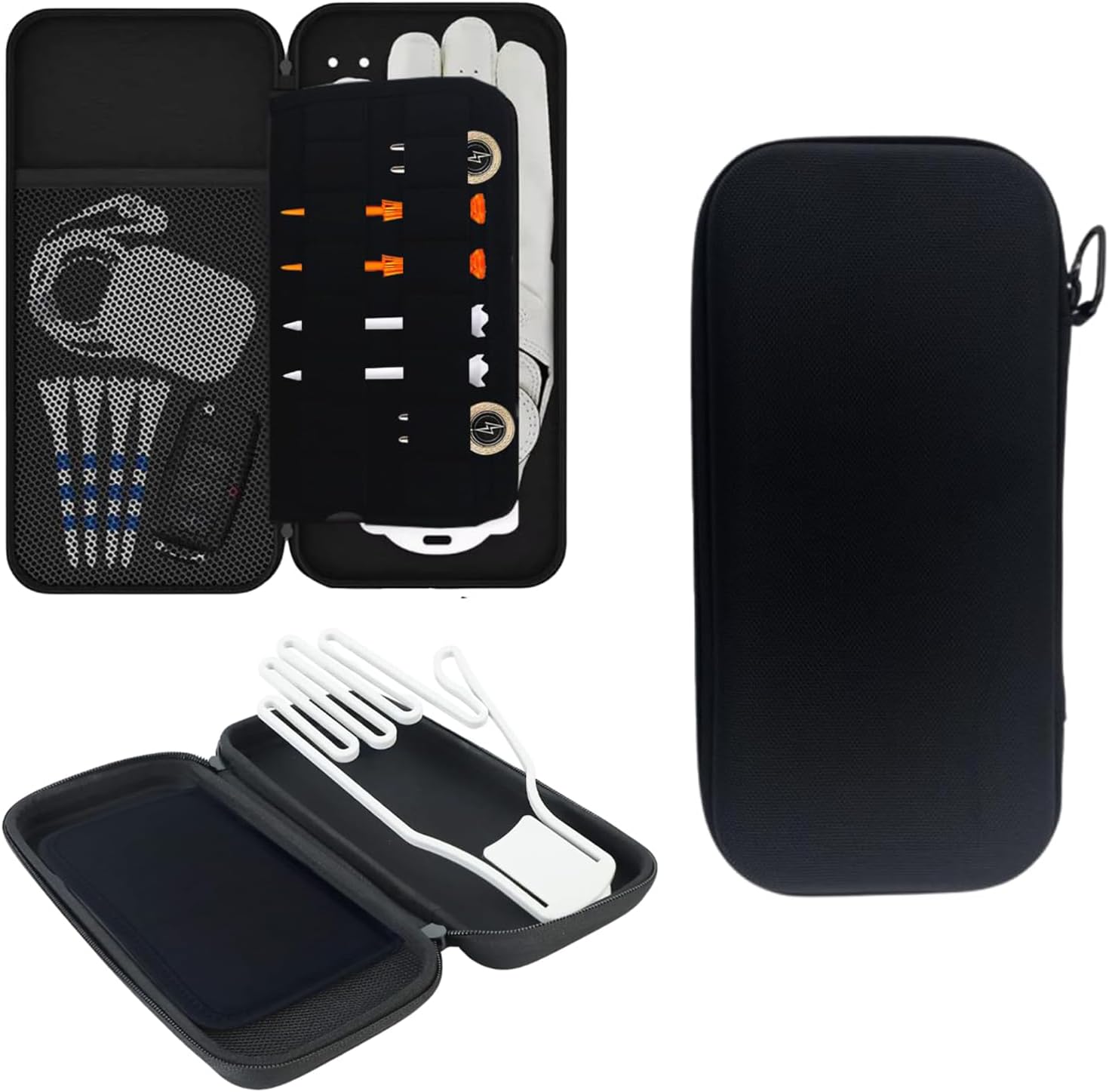 Amazon.com: Golf Glove Holder Case- Golf Glove Caddy for Accessories ...
