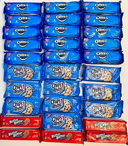Amazon.com: Cookie Variety Snack Box Assortment, 150 Cookies! Perfect ...