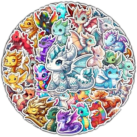 Amazon.com: Dragon Sticker - 3" Laptop Sticker - Waterproof Vinyl for ...
