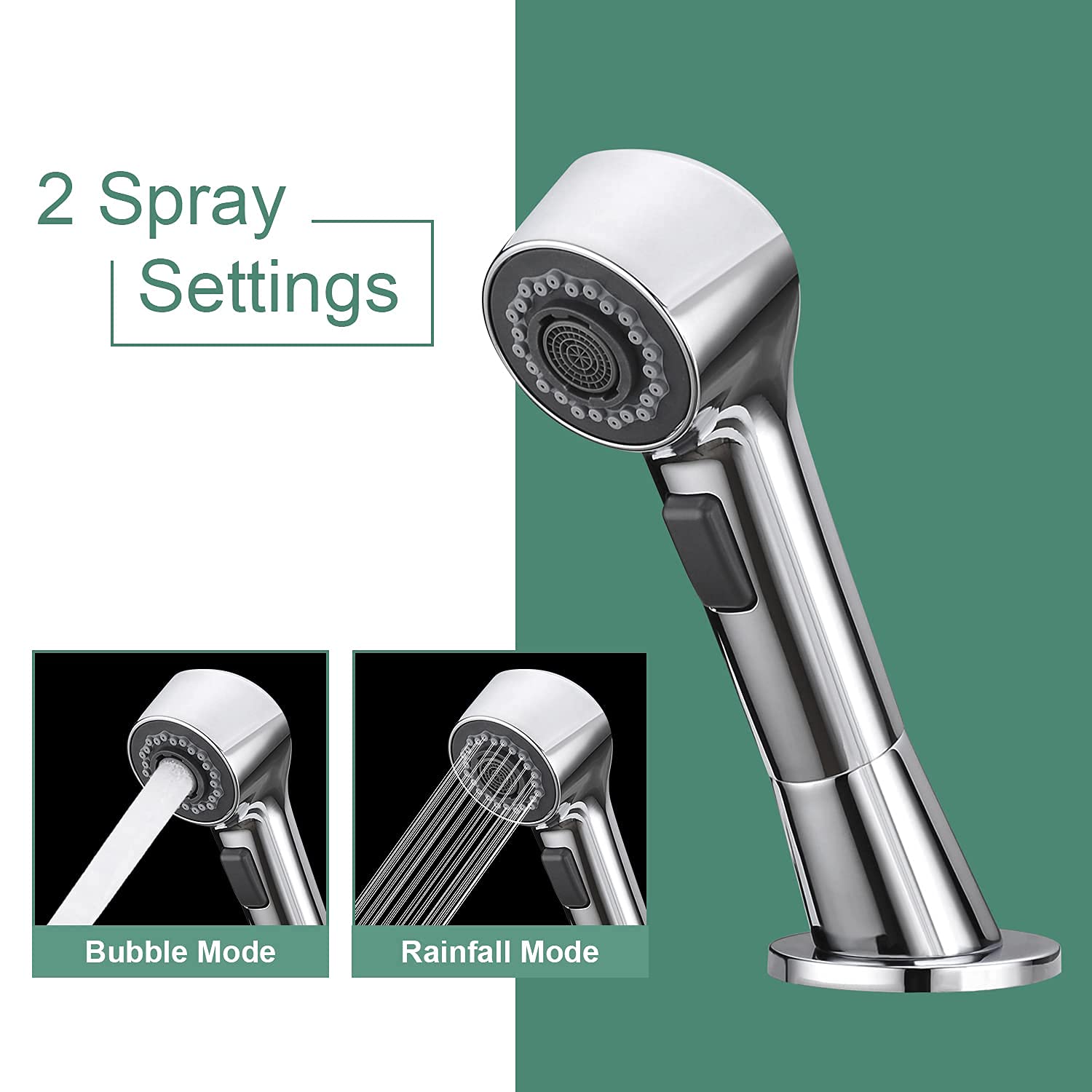 Snapklik.com : CREA Bathroom Faucet 3 Hole Bathtub Widespread Sink ...