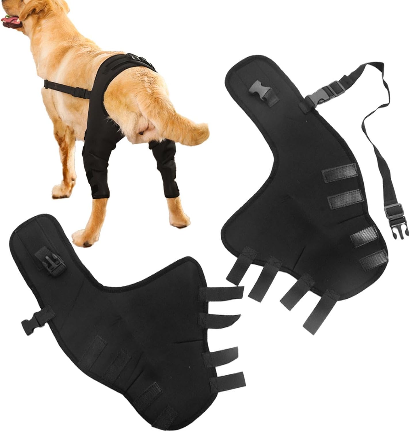Fukamou Dog Leg Support Brace - Rear Leg Knee Brace | Hip Joint Support ...