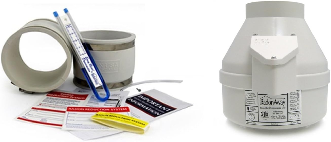 Amazon.com: XP 201 Radon Fan and Install Kit (4 x 4, White) : Tools ...