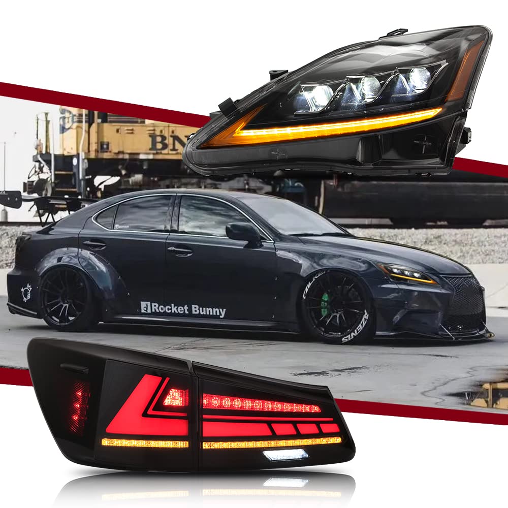 Buy New Accessories for 2006-2012 Lexus IS250 Headlights and Taillights ...