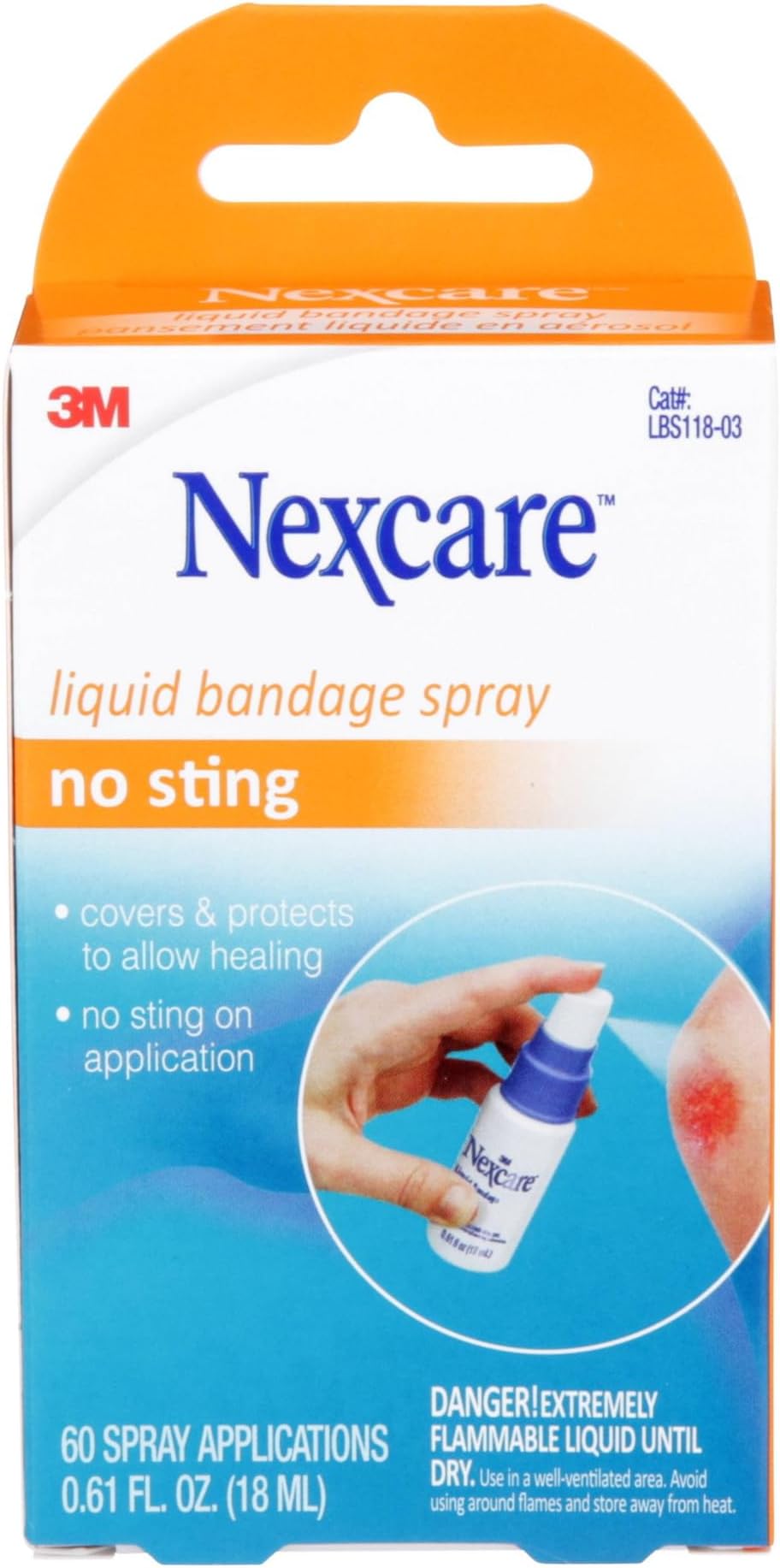 Amazon.com: 3M Personal and Health Care 78498 Nexcare No Sting Liquid ...