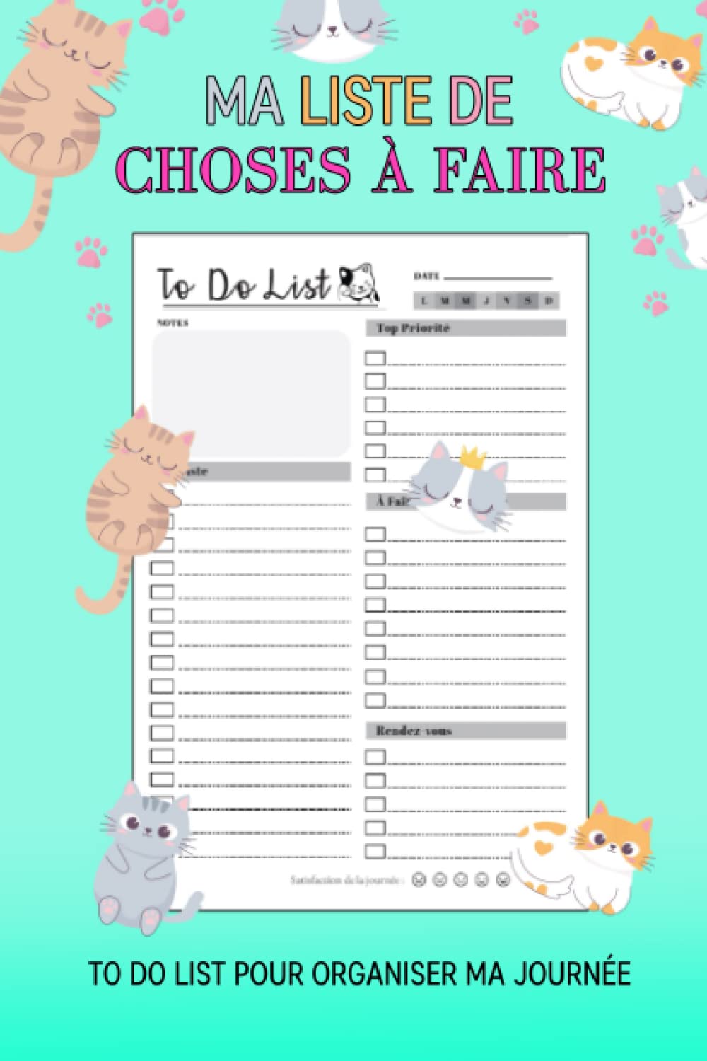 Buy Ma liste de Choses à faire: Carnet To Do List à cocher, rappel des ...