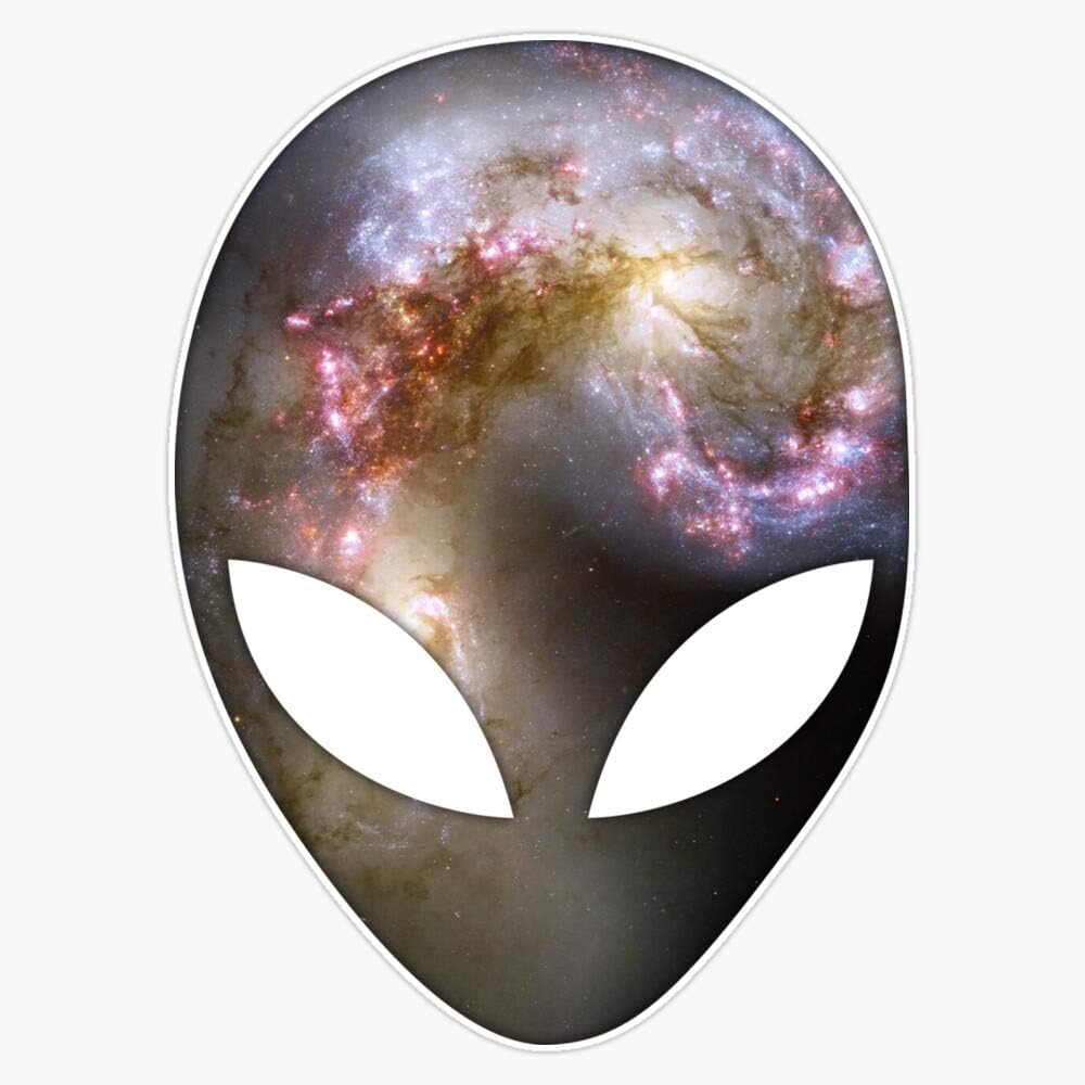 Amazon.com - Space Alien Vinyl Waterproof Sticker Decal Car Laptop Wall ...