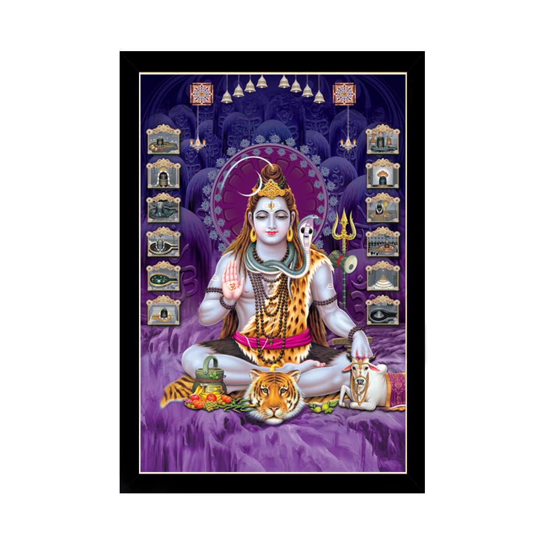 Dharvika Innovations Lord Shiva photo frame for home decor/Mahadev ...