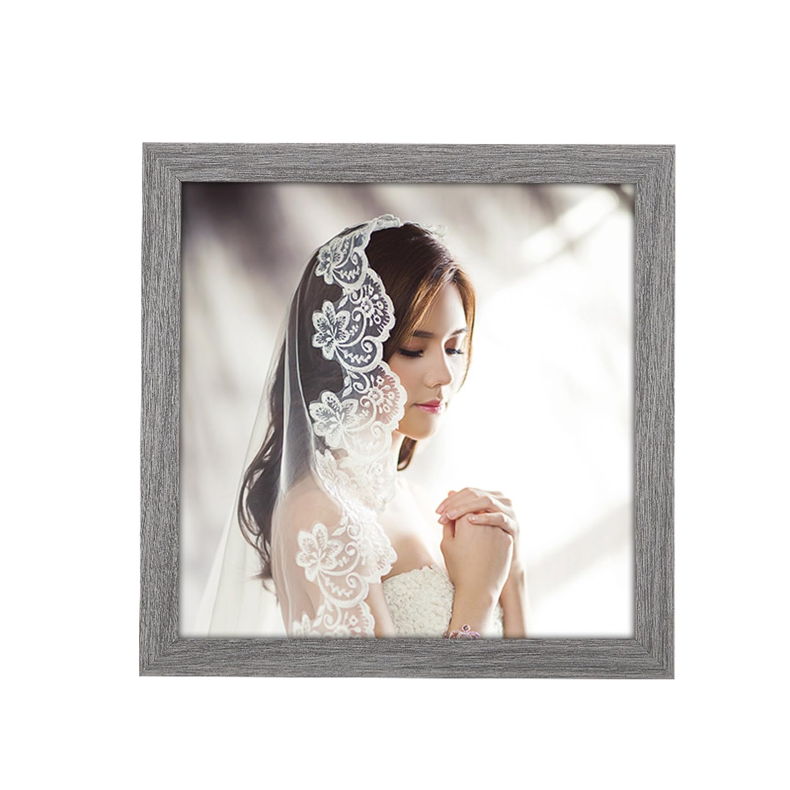 Amazon.com - JDZIVTOP 10x10 Frame Distressed Gray, Rustic 10x10 Picture ...