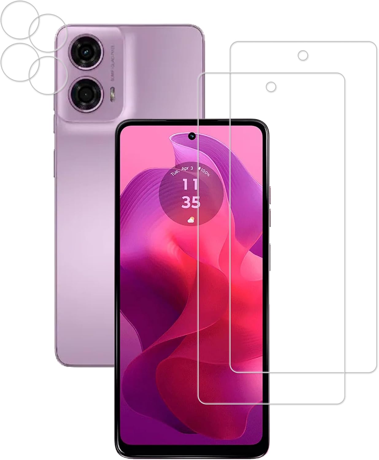 Amazon | HKKAIS Moto g24 フィルム【2+2 セット】日本旭硝子素材採用 Moto G24 用 ガラスフィルム カメラ ...