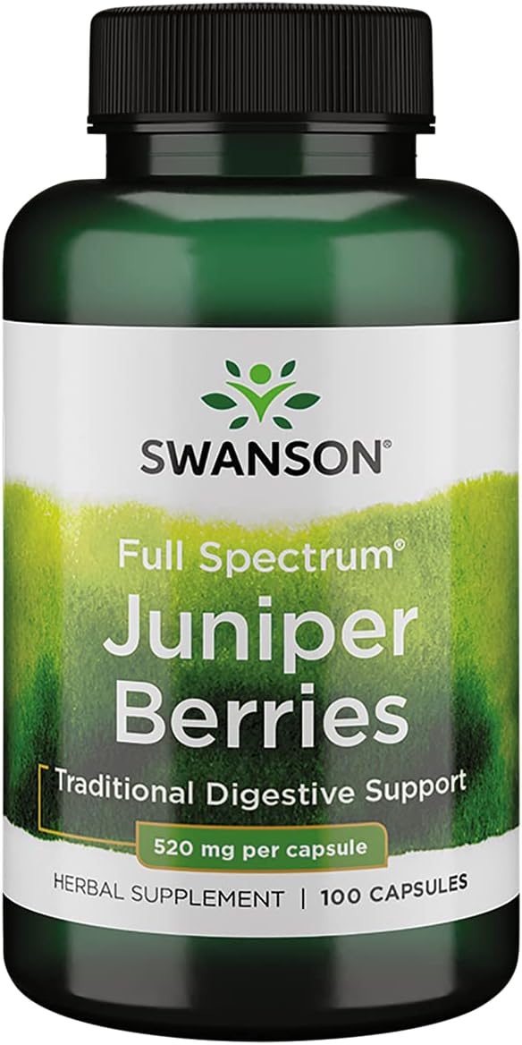 Amazon.com: Swanson Juniper Berries Digestive Immune System Health ...