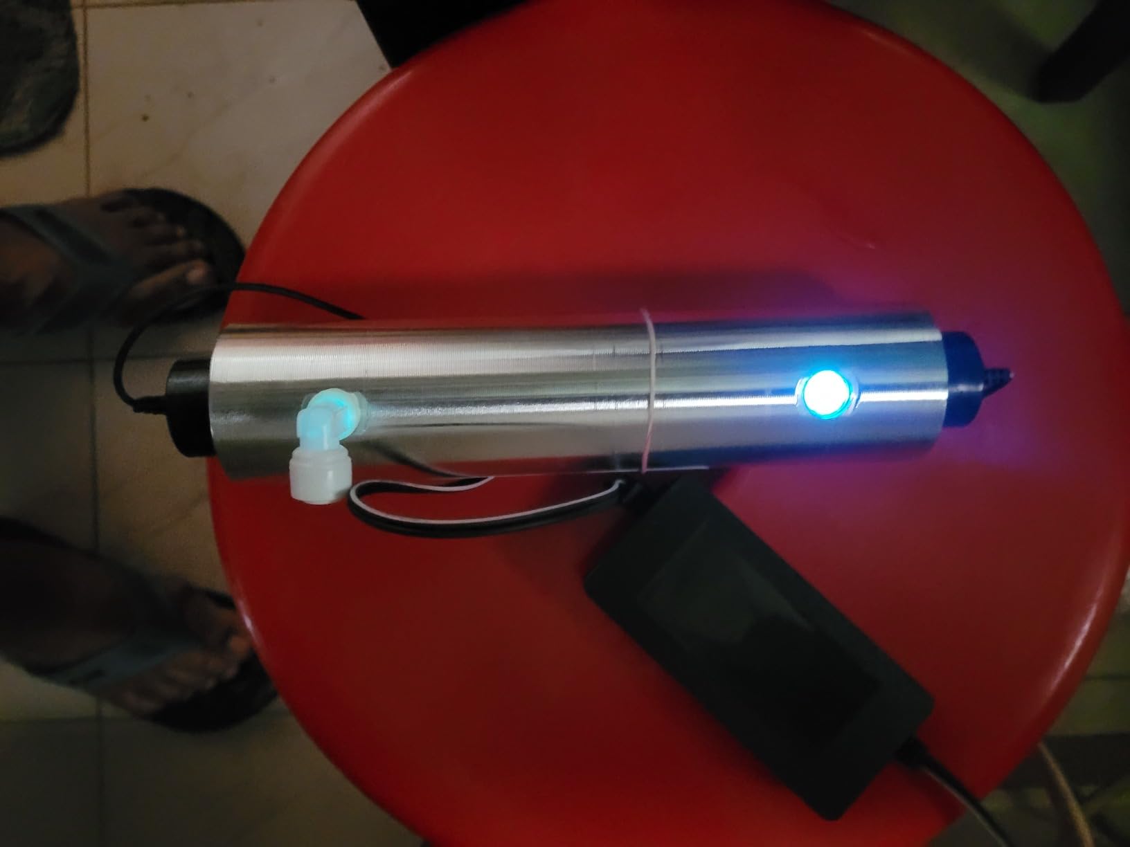 DOC RO? UV Set 11-Watt Lamp + UV Chamber + AC Power Choke (Adaptor) for ...