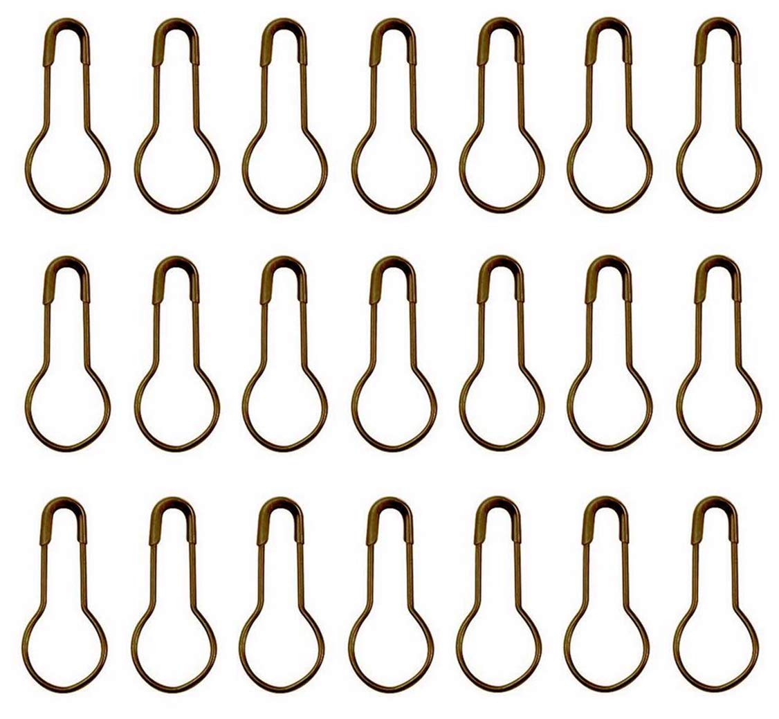 Amazon.com: 500PCS 0.8'' Small Metal Gourd Pear Shaped Safety Pins Wire ...