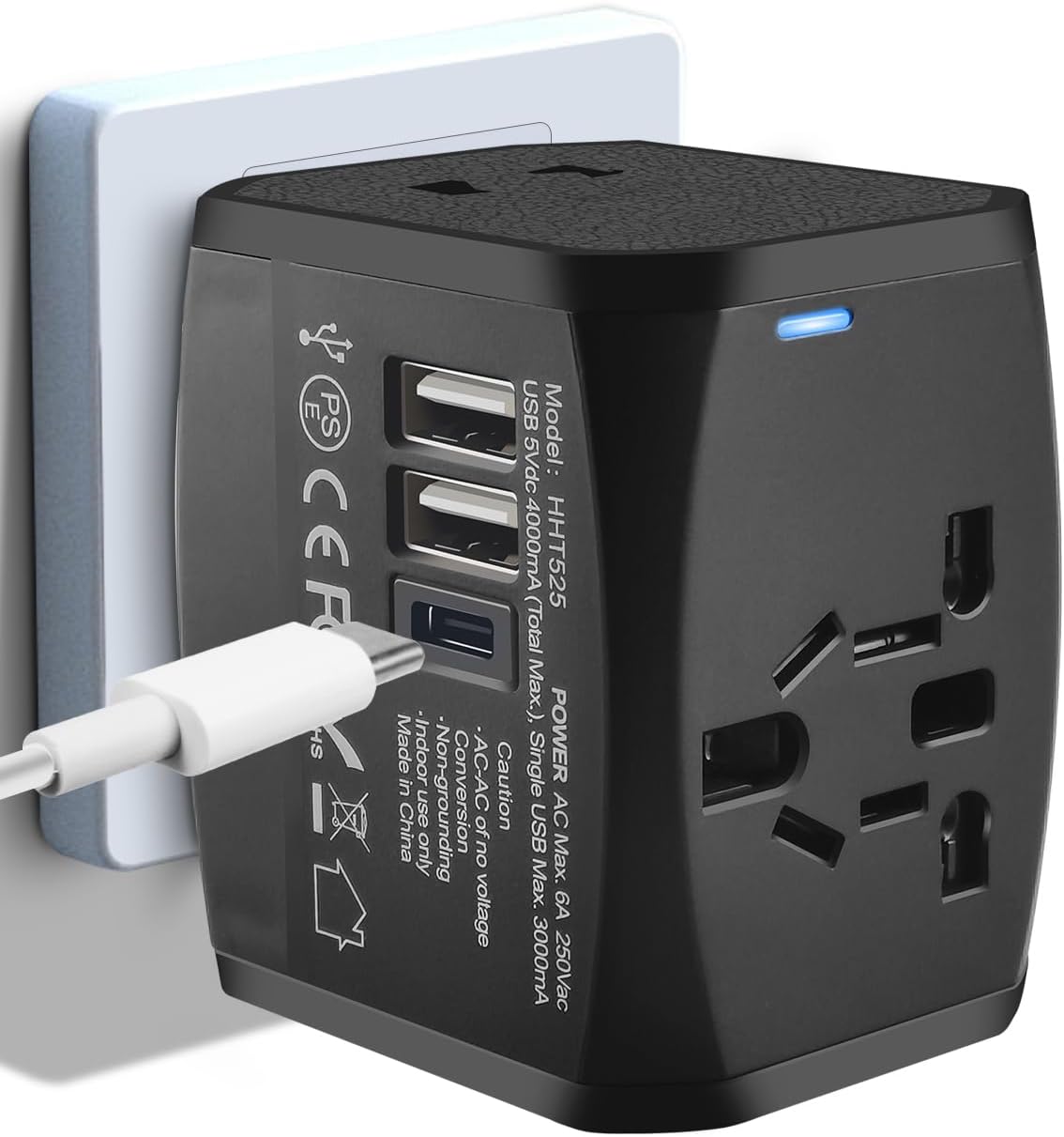 Amazon.com: OREI European Power Adapter Plug, Perfect for Travel To ...