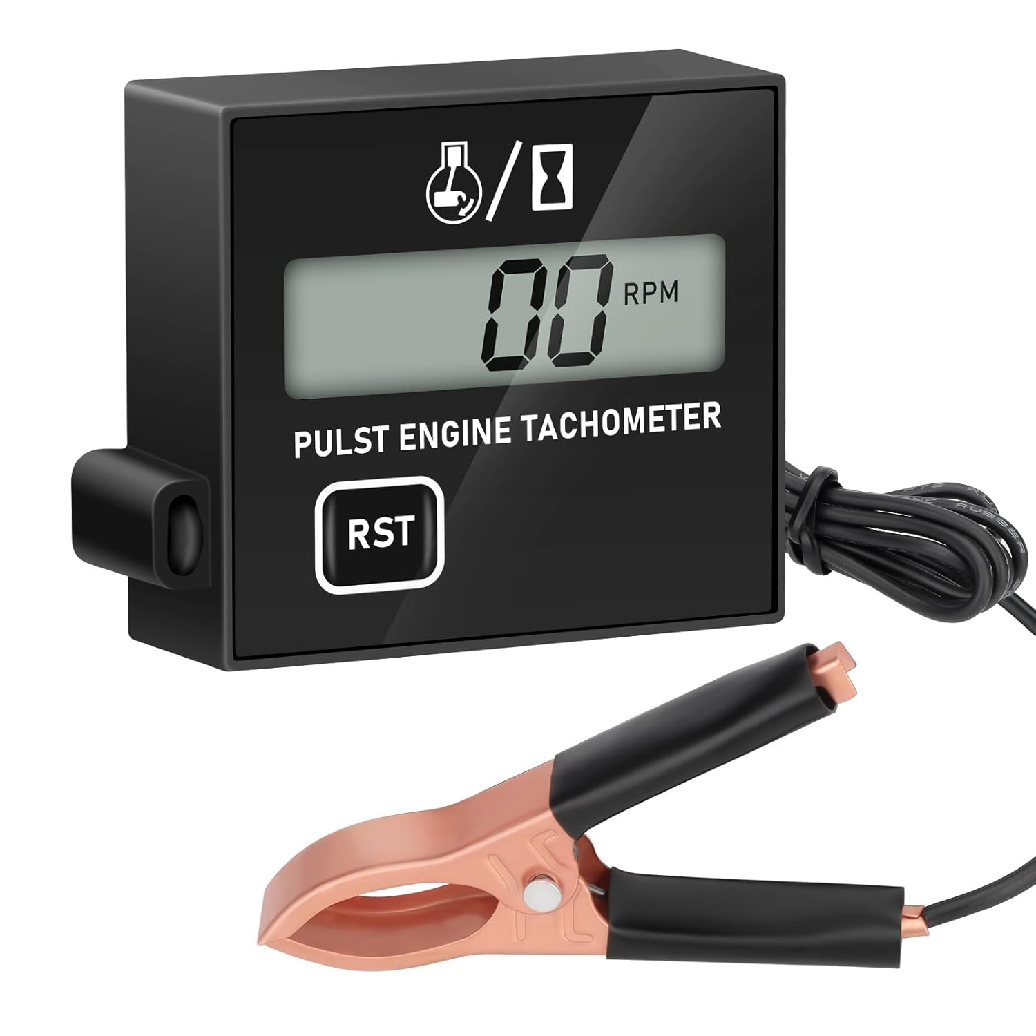 Linkstyle Small Engine Tachometer, Chainsaw Tachometer, RPM Display ...