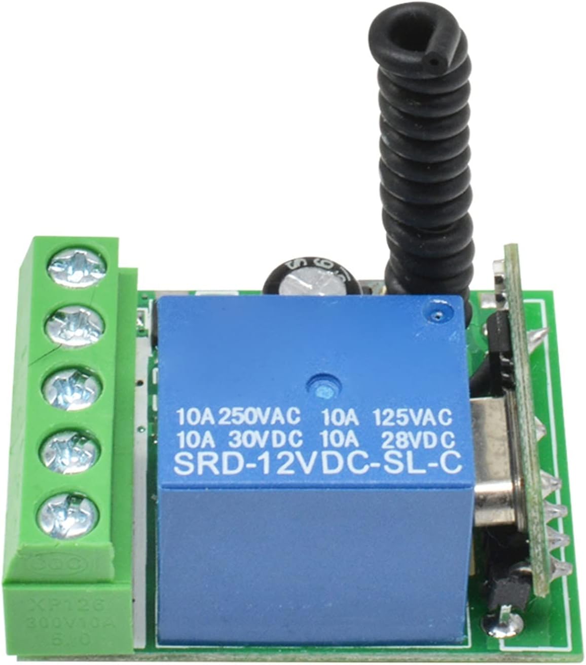 PSPASPFZ 433MHz 315MHz Wireless Relay Switch Module DC 12V 1 Channel RF ...
