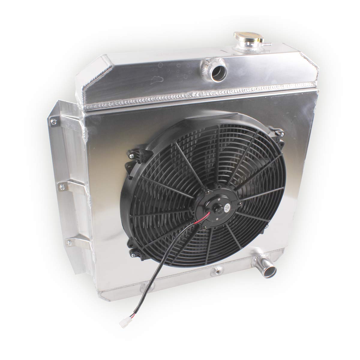 Aluminum Radiator Fan Shroud Kit 16 Inch Aluminum Radiator Fan Shroud ...