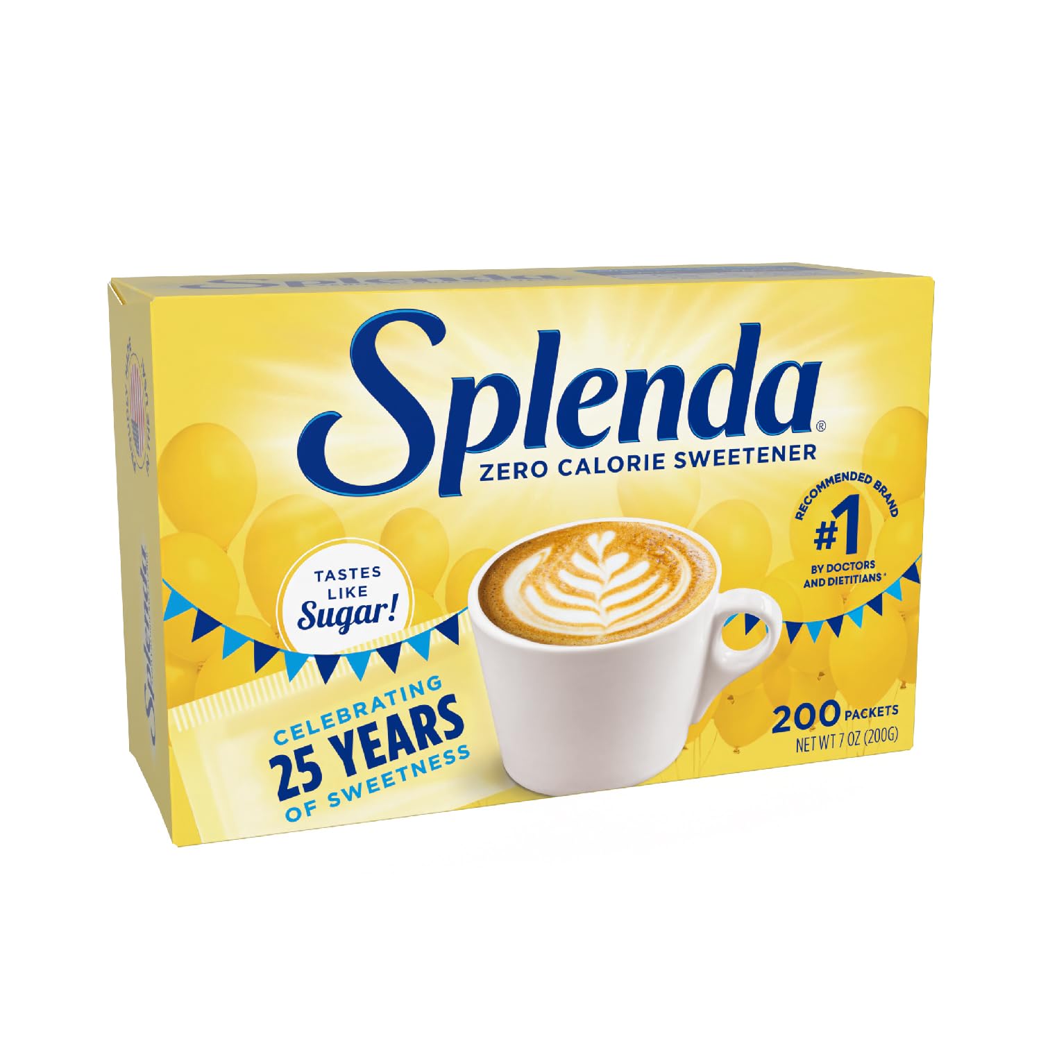 Amazon.com : SPLENDA Zero Calorie Sweetener, 200 Count Packets ...