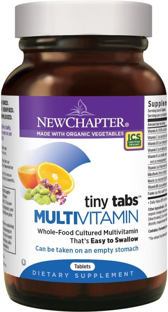 Amazon.com : New Chapter Tiny Tabs Multivitamin, 192 ct : Health ...