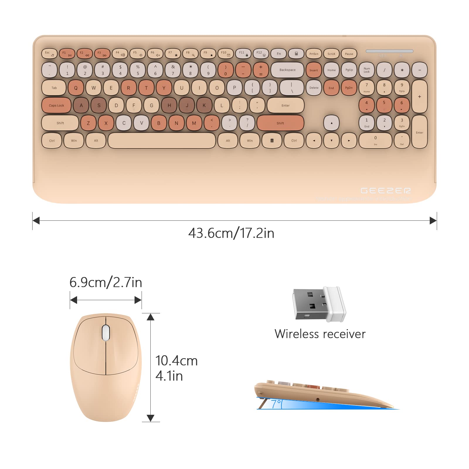 GEEZER Wireless Keyboard...B09Q8CDCSY | Encarguelo.com.ec