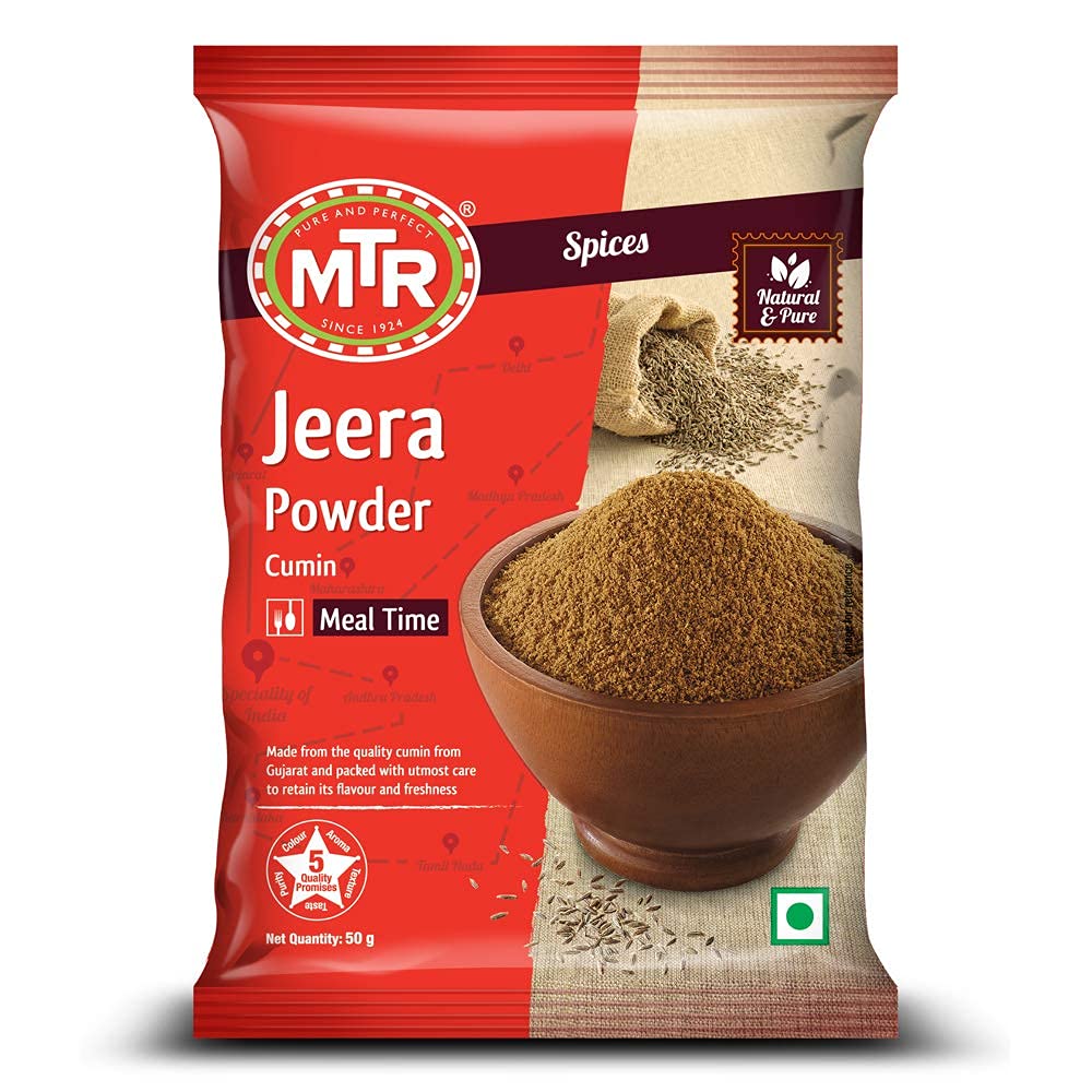 MTR Spice Jeera Powder 50g [Pack of 10] : Amazon.in: Grocery & Gourmet ...