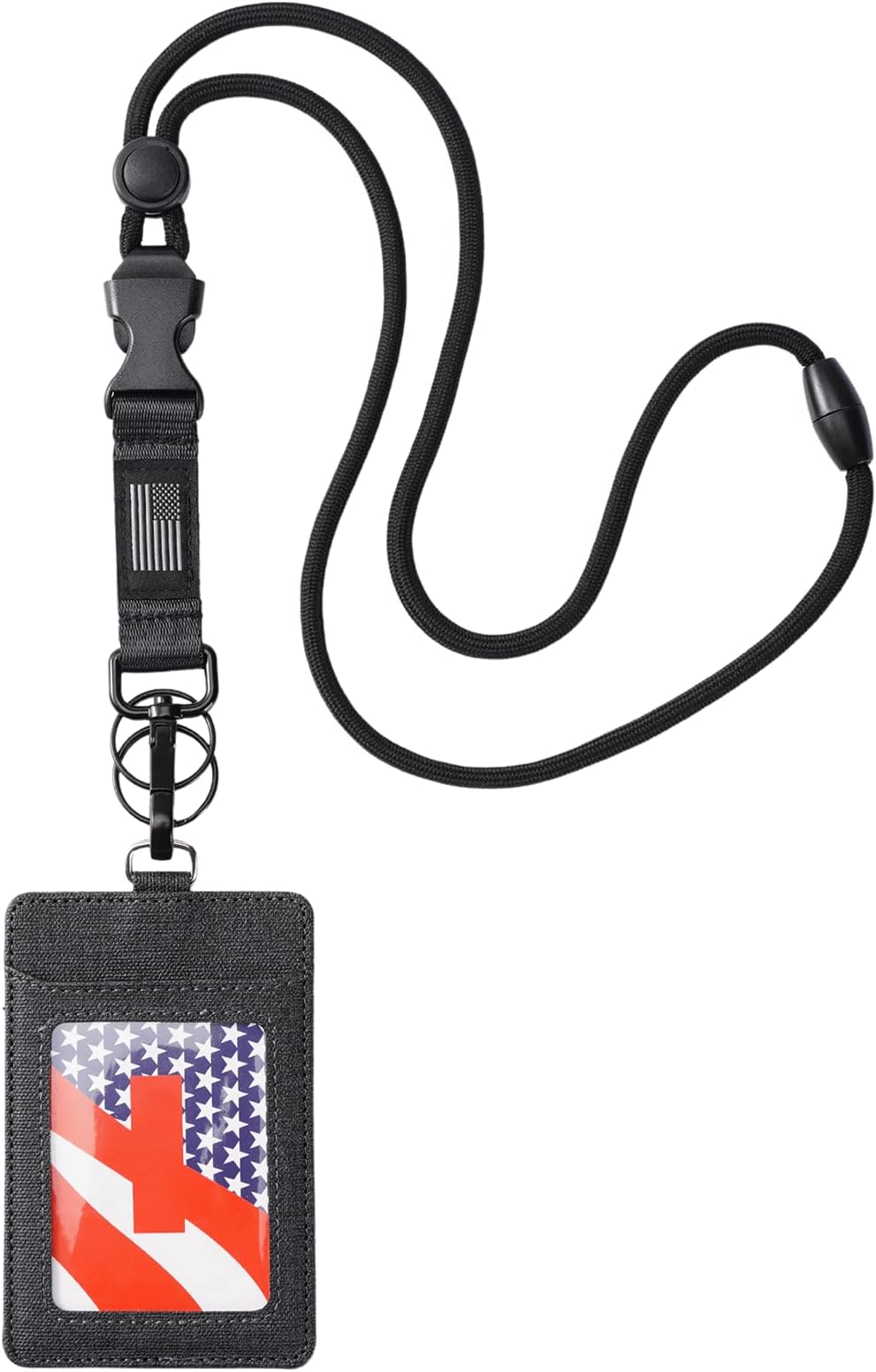Amazon.com : EK USA FIPS 201 One Hander ID Card Holder with Lanyard ...