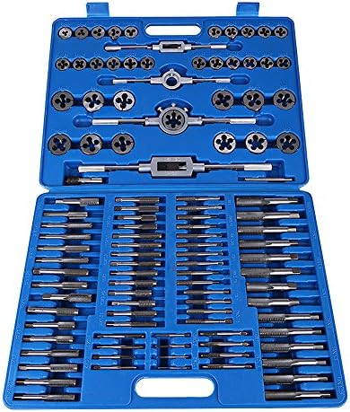 Die and Tap Set Heavy Duty 110pcs M2-M18 Screw Nut Thread Taps Dies ...