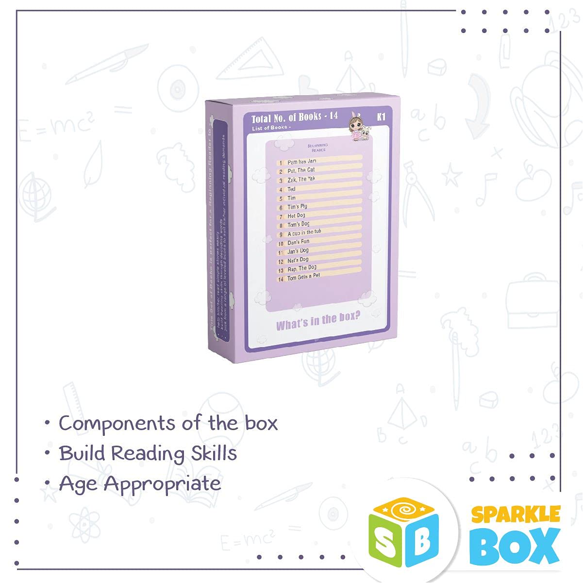 Sparklebox I Can Read Series | Grade K1 | 3+ years | 14 Decodable books ...