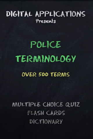 POLICE TERMINOLOGY & RADIO CODES (Multiple Choice Quizzes, Flash Cards ...