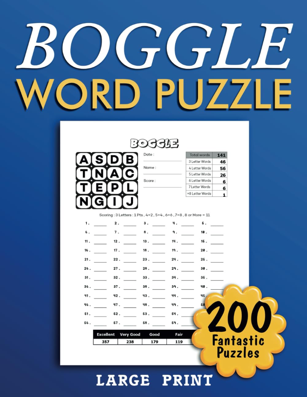 Amazon.com: Boggle Word Puzzle: 200 Puzzles, Challenging Puzzles to ...