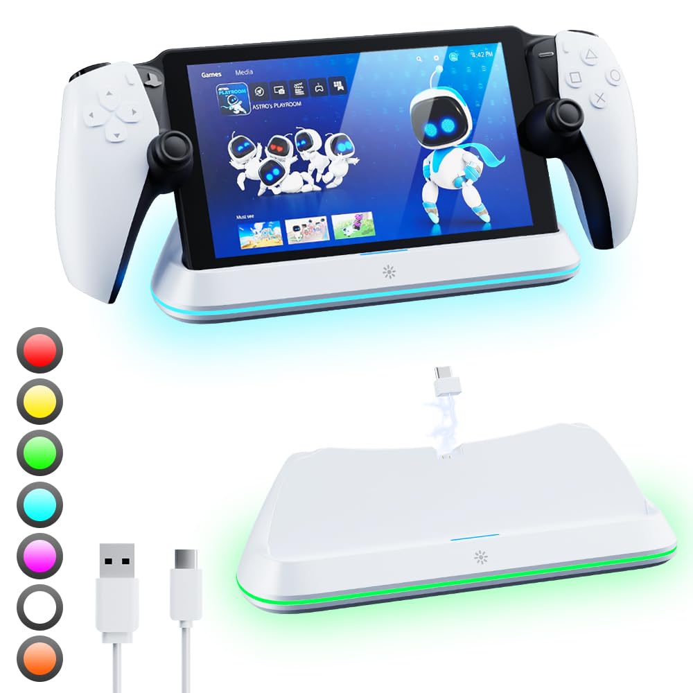 Amazon.com: HONCAM Charging Stand for PlayStation Portal,PS Portal ...