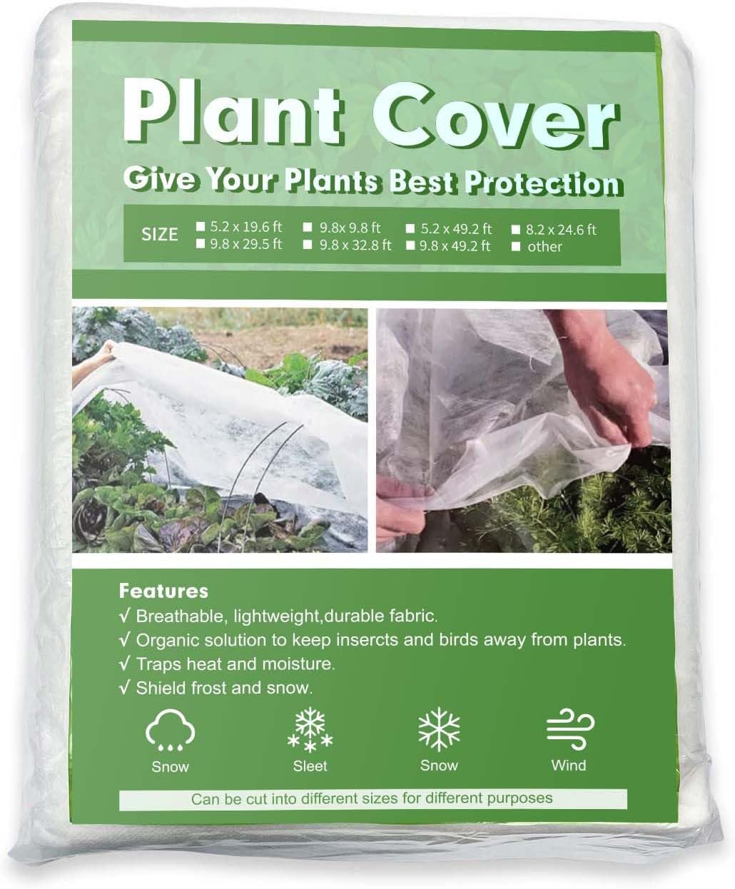 Amazon.com : Plant Covers Frost Blanket 10 ft x 33 ft Frost Freeze ...