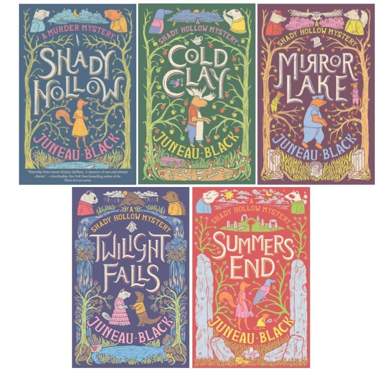 A Shady Hollow Mystery Series 5 Books Set (Shady Hollow, Cold Clay ...
