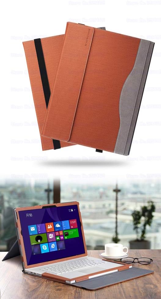 Amazon.com: Laptop Case for Microsoft Surface Laptop 6 15", PU Leather ...