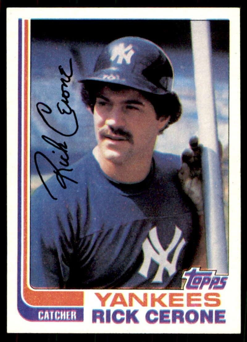 Amazon.com: Baseball MLB 1982 Topps #45 Rick Cerone Yankees ...