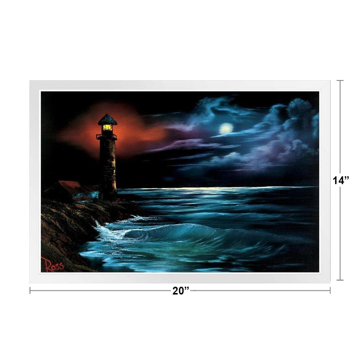 Bob Ross Lighthouse Painting