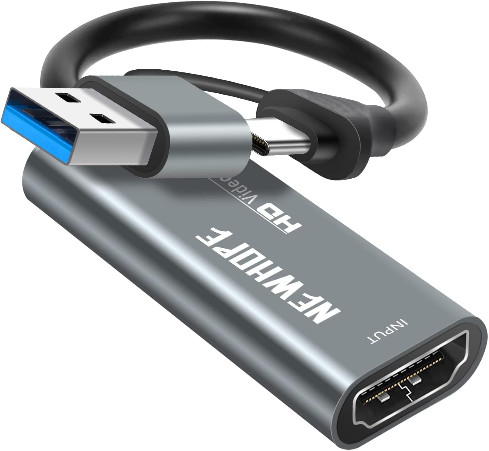 Newhope Video Capture Card, 4K HDMI to USB C 3.0 , 1080P HD 60fps Live ...
