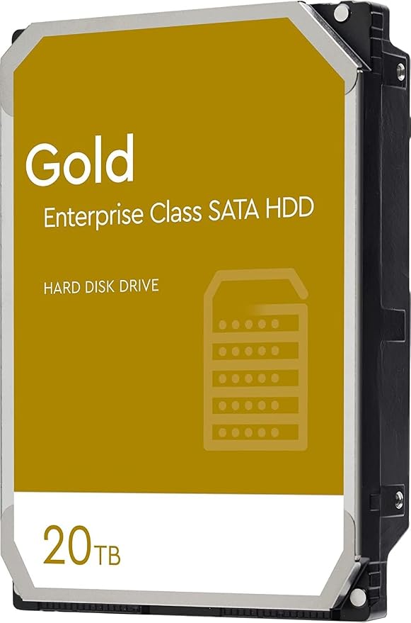 Amazon.in: Buy Gold Enterprise Class SATA HDD, 20TB, 7200 RPM, 6Gbps, 3 ...