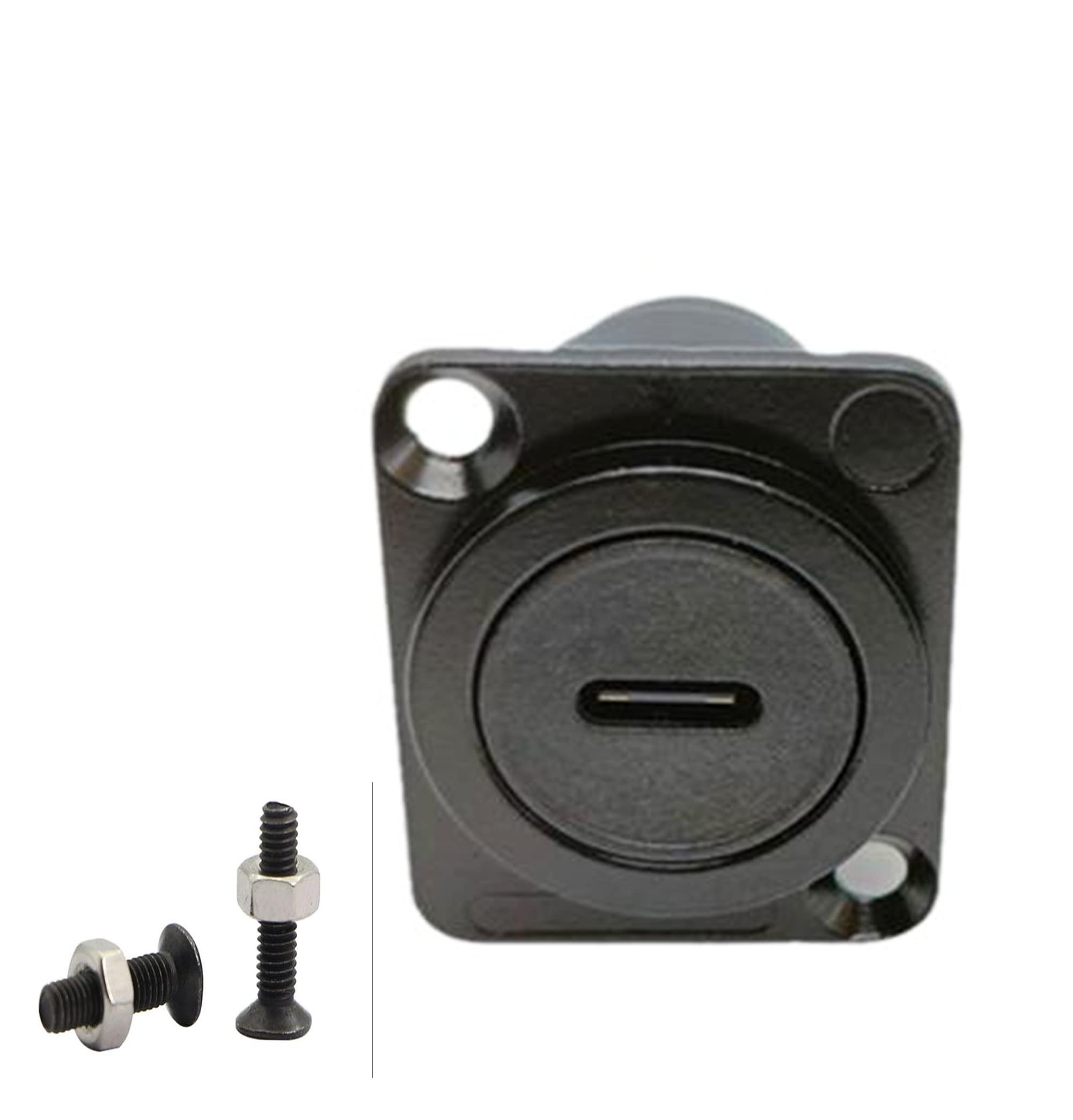 Amazon.com: SHANFEILU D Type Panel Mount Adapter Coupler USB Type C 3.1 ...