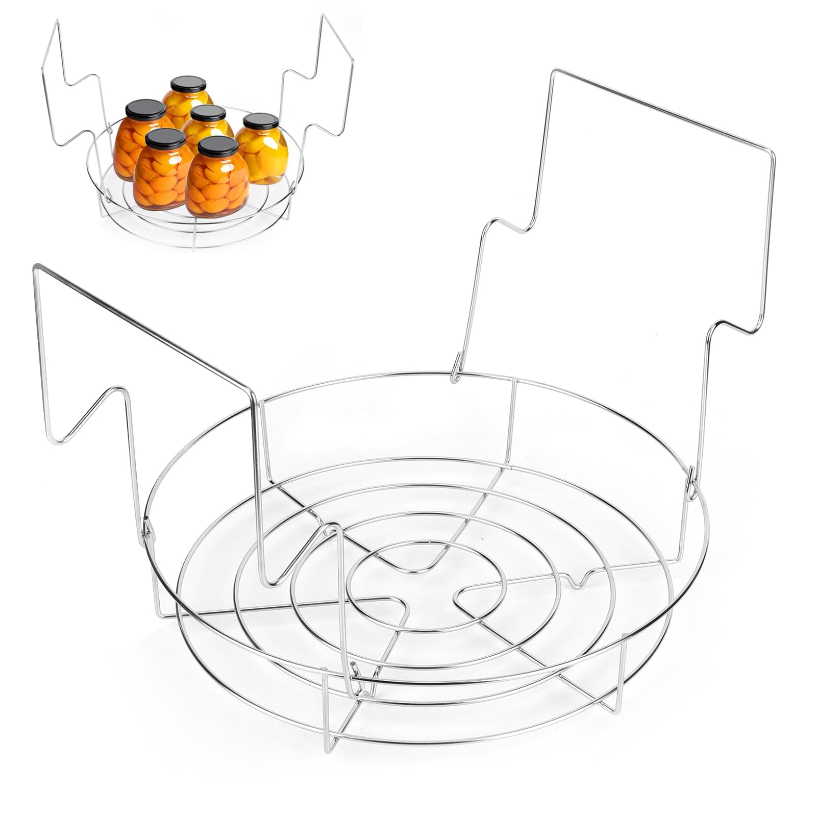 Amazon.com: Beufee Canning Rack, 11" Stainless Steel Flat Canning Rack ...