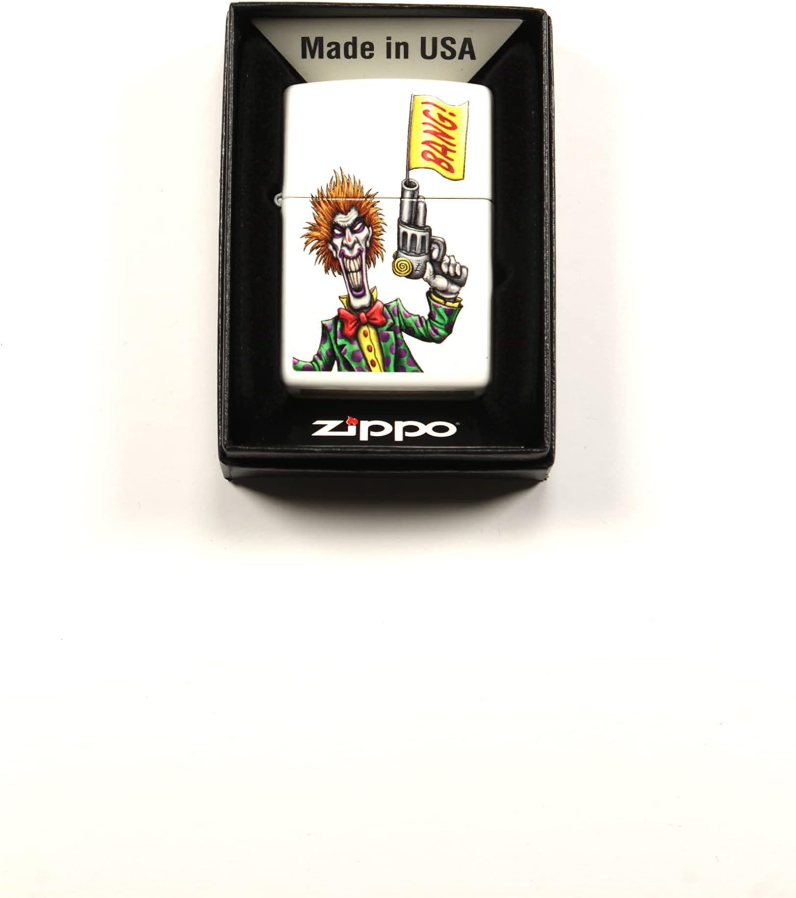 Amazon.com: Zippo Lighter: Windy, Zippo Fan Test - White Matte 79965 ...