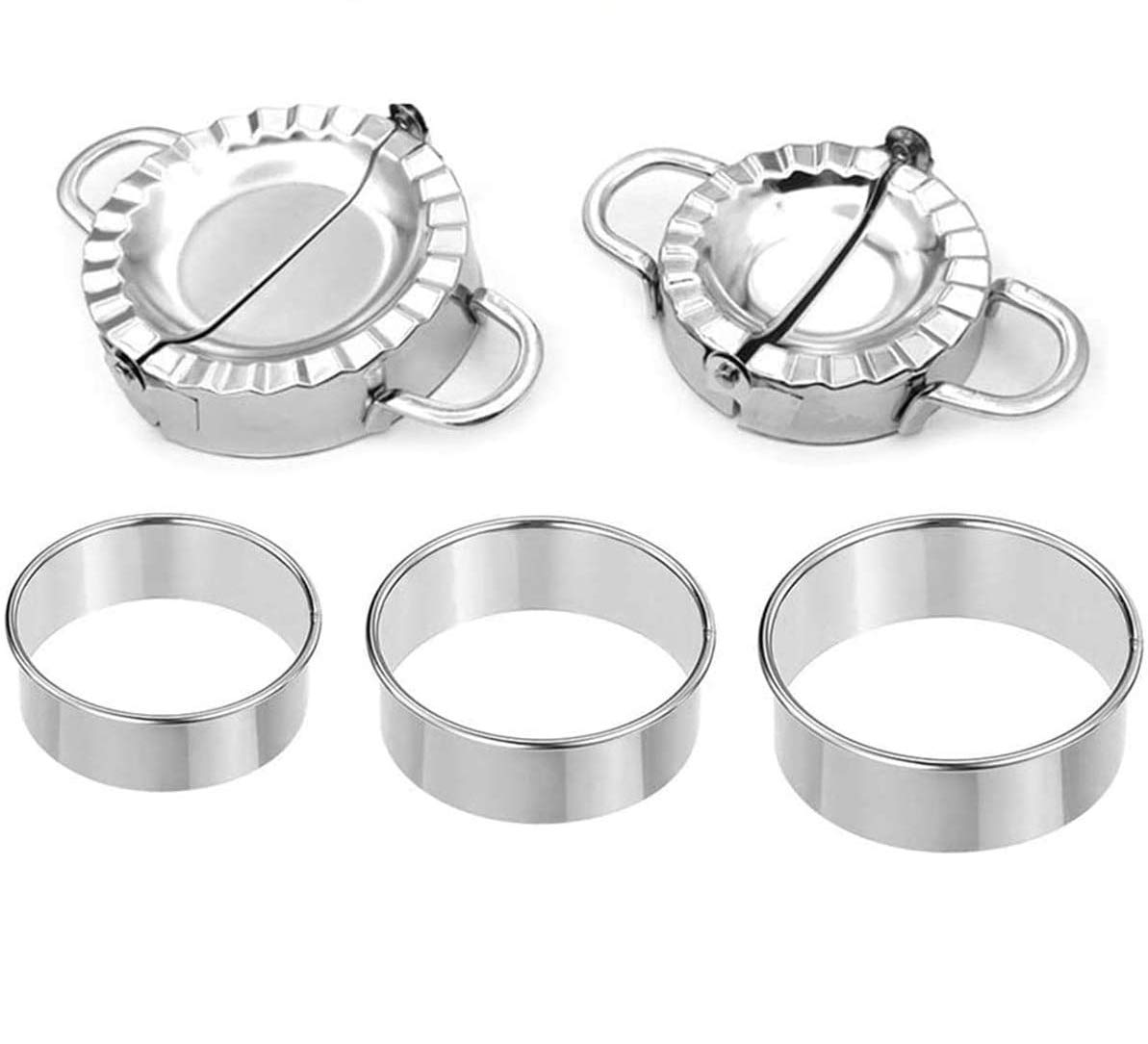 Dumpling Mould Set, Dumpling Skin Maker Chinese Dumpling Maker 5 Pieces ...