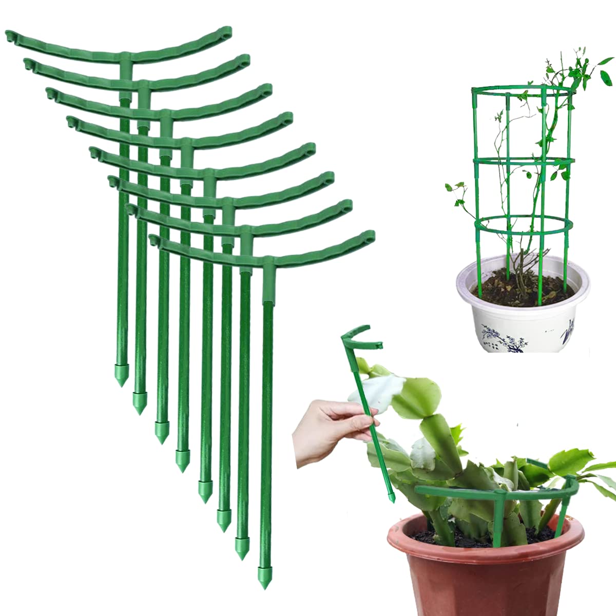 Amazon.com : Belit 12 Pack Plant Supports for Plants, Garden Flowers ...