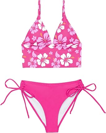 Amazon.com: SHENHE Women's 2 Piece Floral Tankini Bathing Suits ...