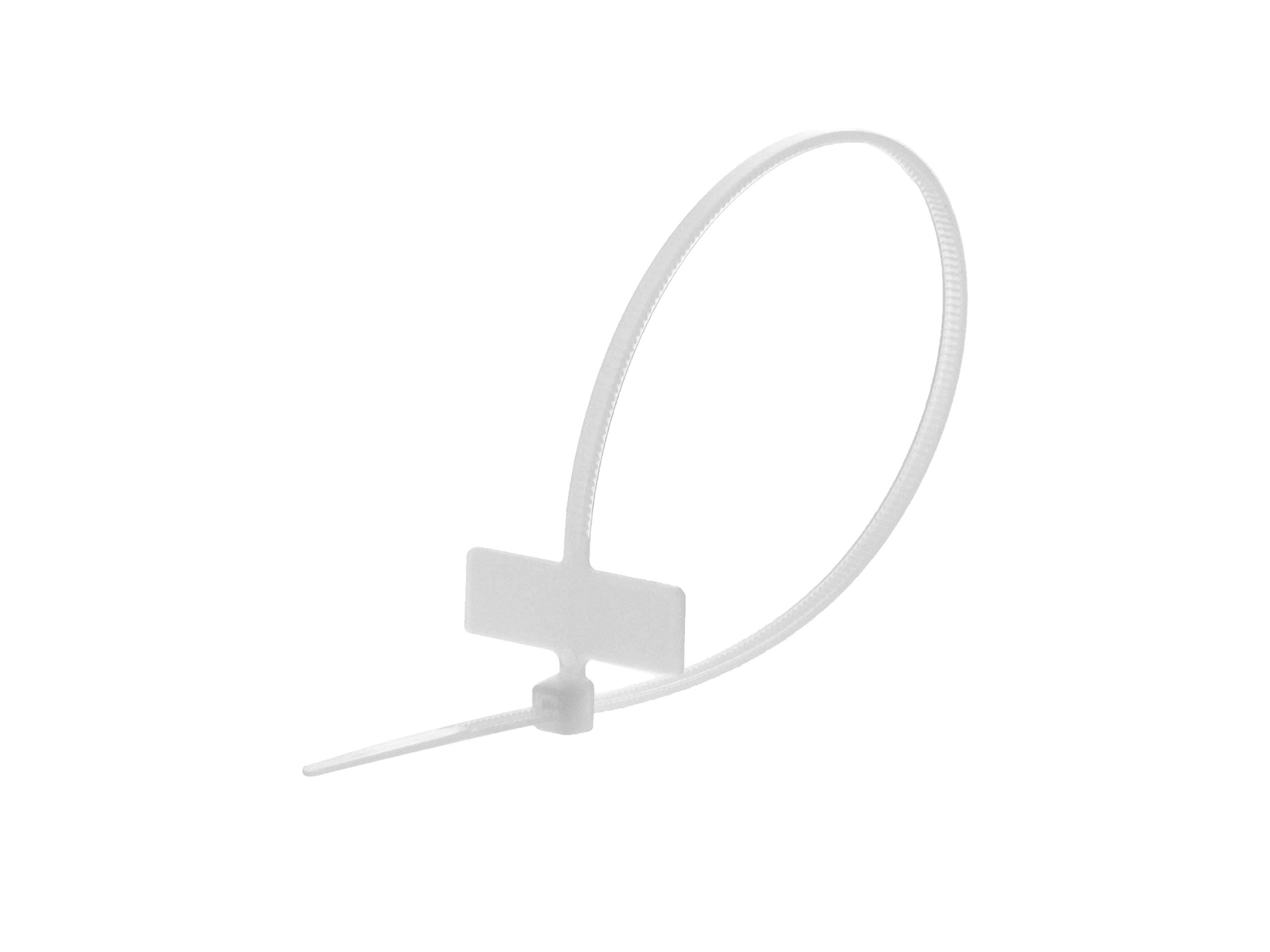 Amazon.com: Secure 8 Inch Natural Miniature Identification Zip Tie ...