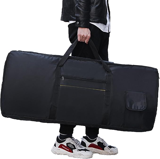 WSNDM Oxford Cloth Portable 61-Key Keyboard Electric Piano Padded Case ...