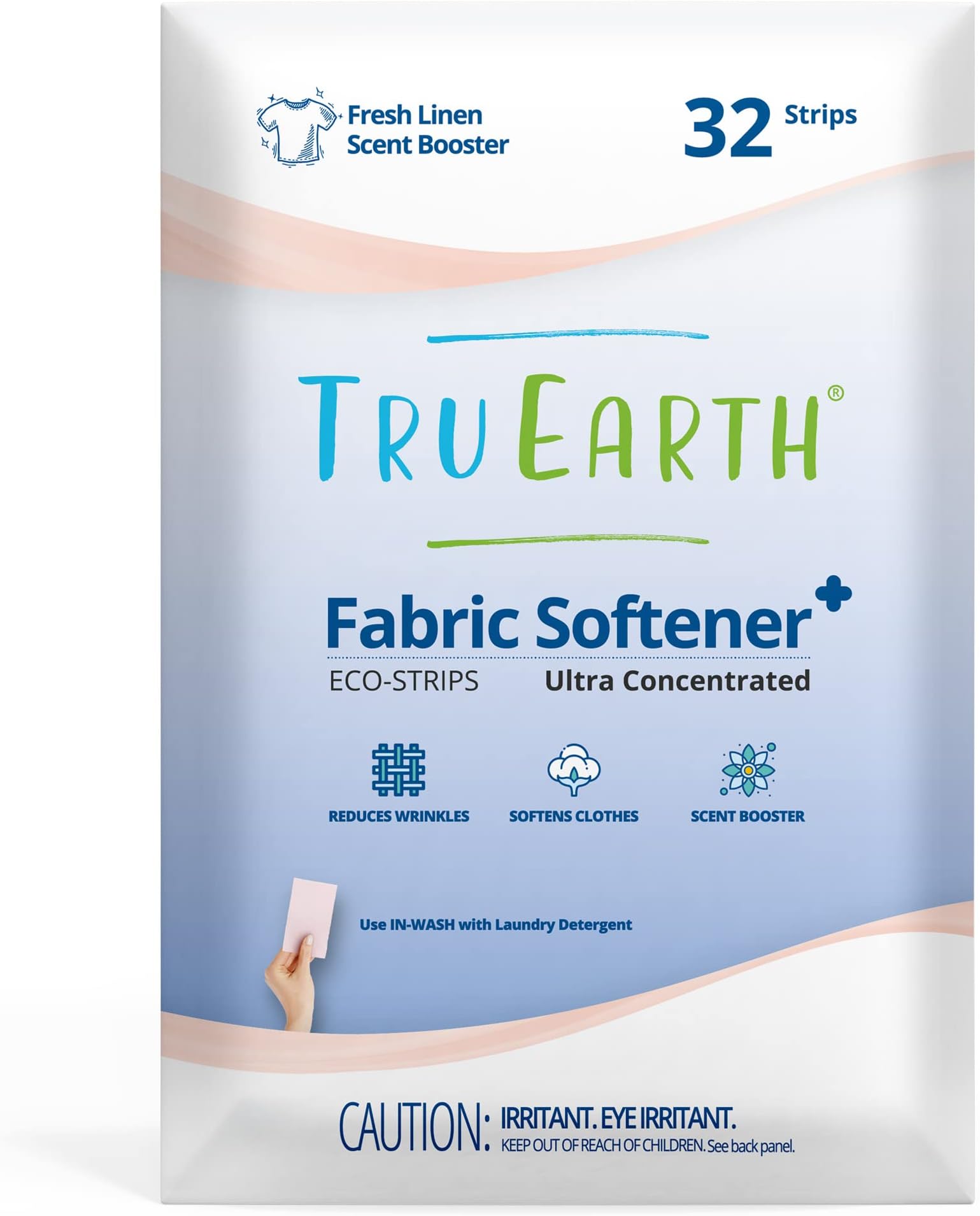 Amazon.com: Tru Earth Fabric Softener Strips for Washing Machine ...