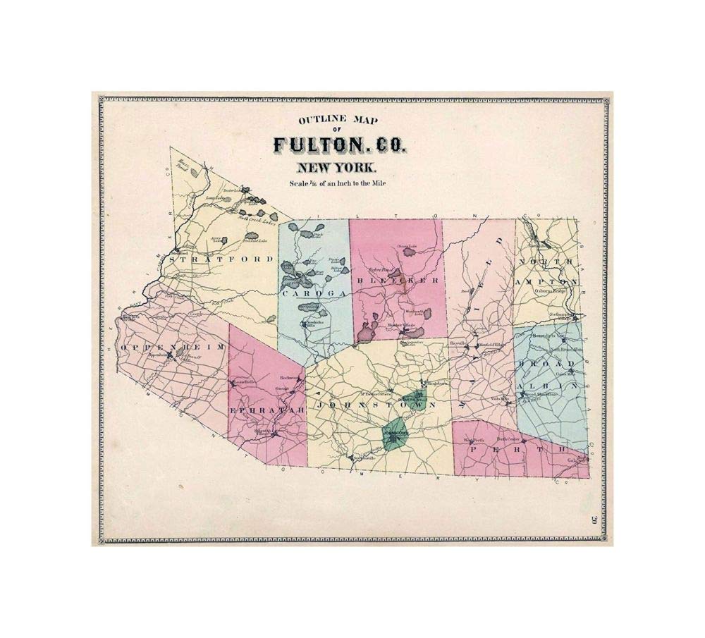 Fulton County Ny Map